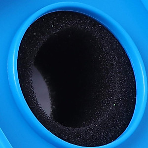 NUOBESTY 2Pcs Microphone Flag Station Logo Square Cube Shaped Portable Mic Stands Injection Molding Flag for TV Conference Interviews Stage (Blue)