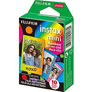 Fujifilm Instax Mini Rainbow Film - 10 Exposures (Pack of 2)