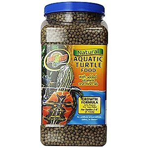 Zoo Med Natural Aquatic Turtle Food, Growth Formula, 54-Ounce