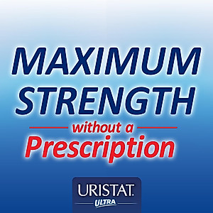 URISTAT Ultra UTI Relief Pak, UTI Treatment for Women and Men, 1 UTI Test Strip and 12 UTI Treatment Tablets, 1 Box