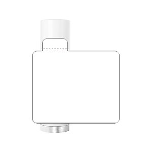 Mr-Label White Lip Balm Labels with Tamper Tab - Waterproof & Tear-Resistant - for Inkjet & Laser Printer - 2-3/16" x 2-1/8" on Letter Sheet (120 Labels)