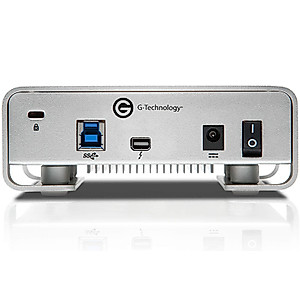 G-Technology 10TB G-DRIVE with Thunderbolt and USB 3.0 Desktop External Hard Drive, Silver - 0G05024