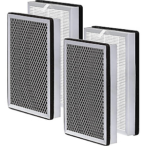 25 Air Purifier Replacement Filter: Compatible with MA Series Air Purifier 25 S1/W1/B1, 3 in 1 Pre-filter, H13 True HEPA Filter and Activated Carbon Filter, 4 Packs