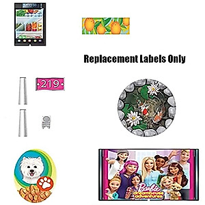 Barbie Replacement Parts Dreamhouse ~ FHY73 - Includes 9 Replacement Labels for The Dreamhouse Adventure Dollhouse