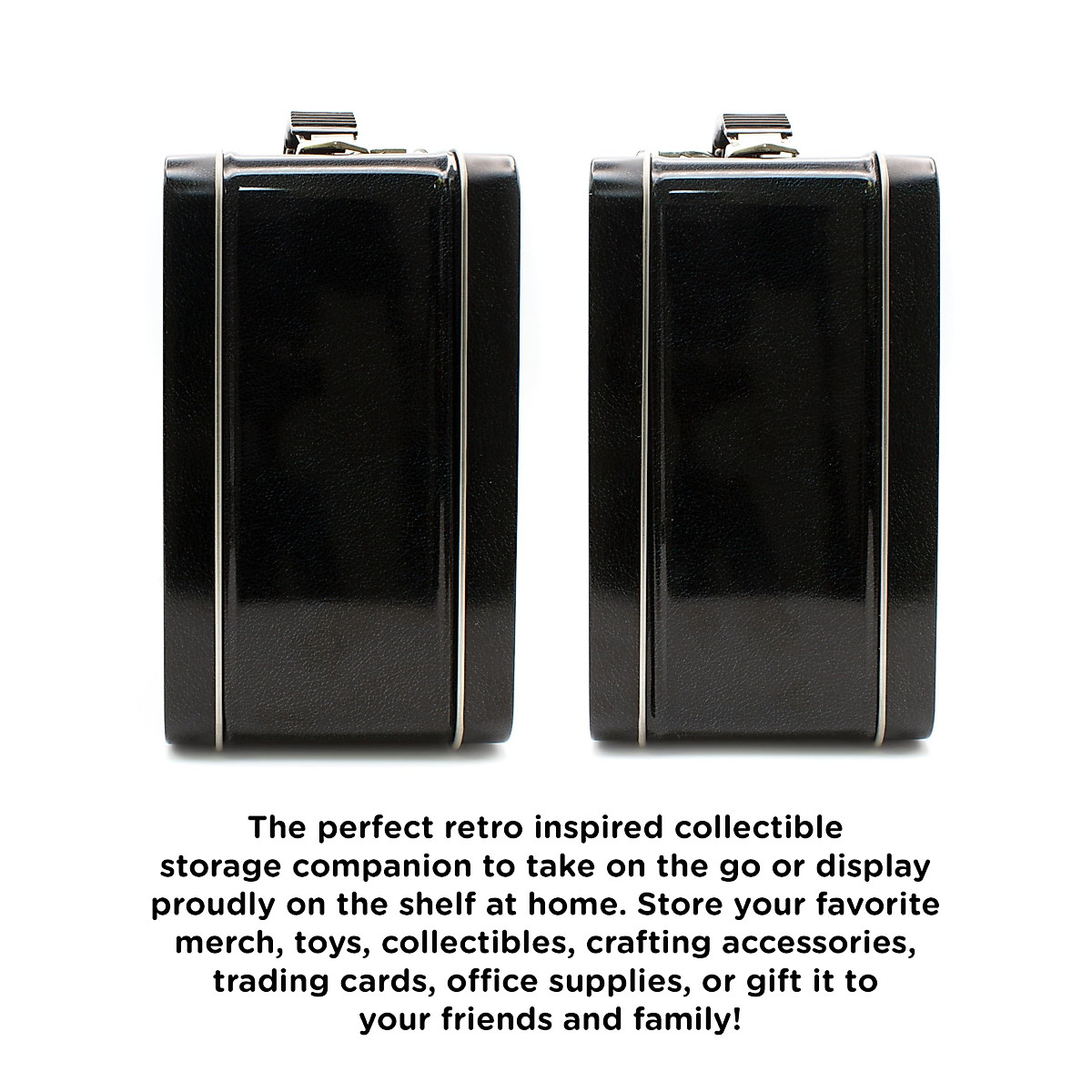 AQUARIUS Fender Amp Large Fun Box - Sturdy Tin Storage Box with Plastic Handle & Embossed Front Cover - Officially Licensed Fender Merchandise & Collectible Gift