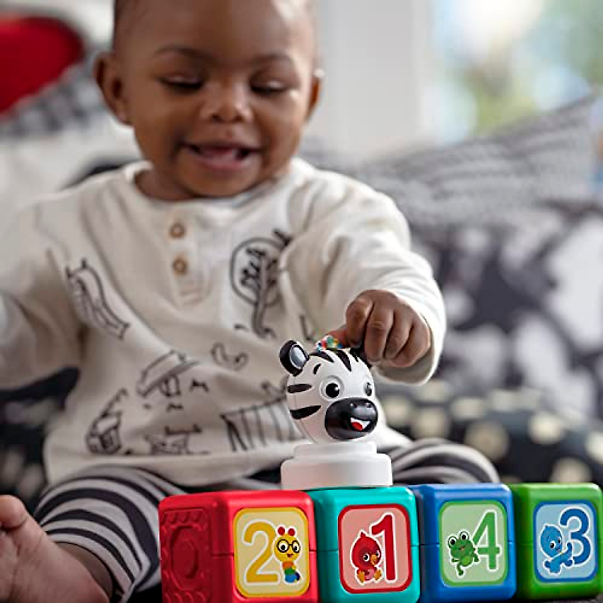 Baby Einstein Connectables 6 Piece Set STEAM Learning Magnetic Blocks Baby 6 Months+ Toddler Montessori Toys for 1 2 3 4 5 Year Old