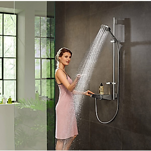 Hansgrohe 27667000 Raindance Select S Set 120 3jet Shower Rail 90 cm Kitchen & Bath Fixtures, 3 Sprays + PowderRain, Chrome
