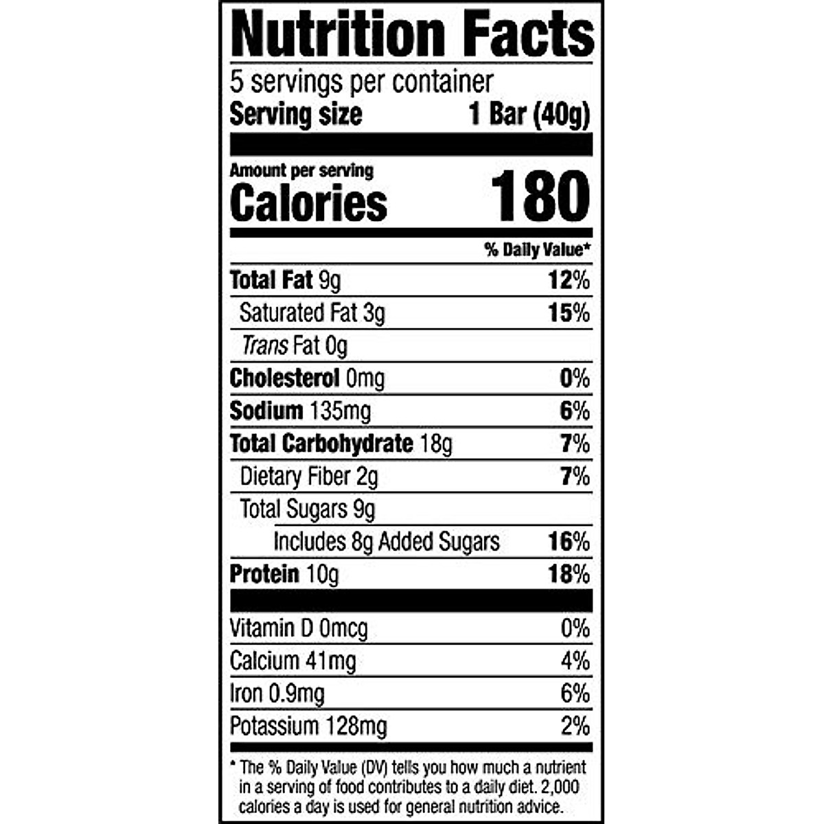 Amazon Brand - Happy Belly Protein Chewy Bars, Peanut Butter & Dark Chocolate, 30 Count (6 Packs of 5)