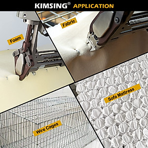 HR-22 15 Gauge 3/4'' Crown Galvanized D-Rings Hog Rings D Ring Staples for HR22 Hog Ring Plier D Ring Gun 1600 PCS/BOX