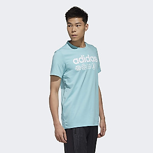adidas Men's Primeblue Tee Blue Spirit/White X-Large