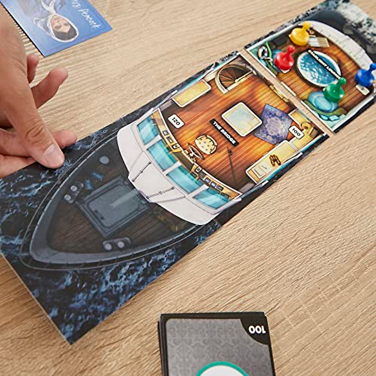 Clue Board Game Sabotage on The High Seas, Escape Room Game, Murder Mystery Games, Cooperative Family Board Game, 1-6 Players, 10+ (Amazon Exclusive)