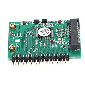 44pin Standard Male IDE Connector Cards for MSATA SSD, Laptop 1.8in IDE PCI E SSD Hard Drive Adapter Card, Compatible for DOS/Win3.1/NT4/98SE/ME/2000//XP/Vista/UNIX/Linux