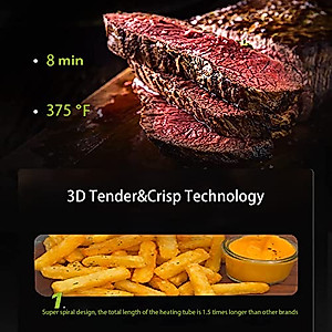 Nuwave Duet Pressure Cook and Air Fryer Combo Cook; Stainless Steel Pot & Rack; Non-Stick Air Fryer Basket; Steam, Sear, Saute, Slow Cook, Roast, Grill, Bake, Dehydrate, Pressure Cook & Air Fry