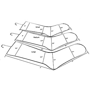 SILLY MONKEY Junior Kids Size Sock Blockers and Laundry Drying Hanger Rack Stainless Steel, Complete with 3 Pairs of Small Medium Large Sock Blockers for Fast Drying and Displaying Hand Knitted Socks