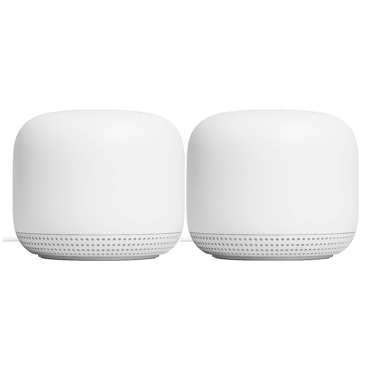 Google Nest WiFi Access Point Non-Retail Packaging - Connect to AC2200 Mesh Wi-Fi 2nd Gen (2-Pack, Snow)
