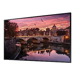 SAMSUNG Business QB49R 49 inch 4K UHD 3840x2160 LED Commercial Signage Display for Business with HDMI, Wi-Fi, and 3-Year Warranty, 350 nit (LH49QBREBGCXZA)