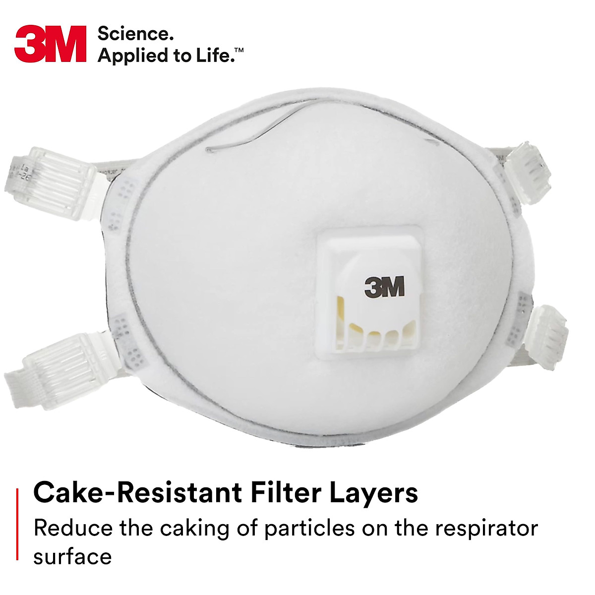 3M Particulate Welding Respirator 8212, N95 with Face Seal, NIOSH APPROVED, Pack of 10, Exhalation Valve, Adjustable Noseclip