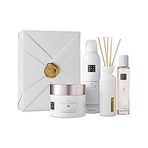 RITUALS Sakura Renewing Gift Set - Foaming Shower Gel, Body Cream, Hair & Body Mist & Mini Fragrance Sticks with Rice Milk & Cherry Blossom - Large
