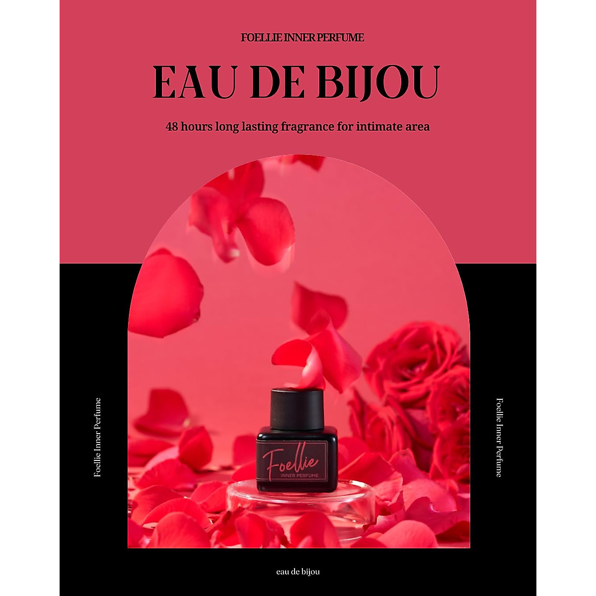 Foellie] eau de bijou - Feminine Inner Beauty Perfume for Underwear Sweet and strong rose & Attractive Scents Fragrance, 5ml/0.169 fl.oz