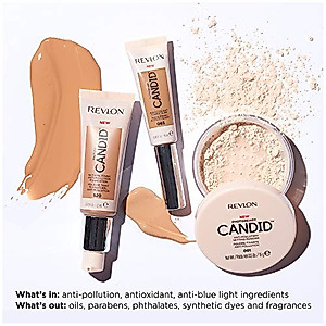 Concealer Stick by Revlon, PhotoReady Candid Face Makeup with Anti-Pollution & Antioxidant Ingredients, Longwear Medium-Full Coverage Infused with Caffine,Natural Finish,Oil Free,015 Light, 0.34 Fl Oz