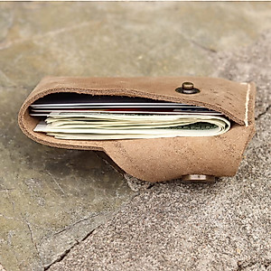 New Type Simple Structure Large Capacity Handmade Card Case can Hold Banknotes Credit Cards Certificates and Card Bags