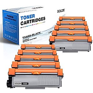 SOLER Compatible Toner Cartridge Replacement for Brother TN630 TN660 Toner Cartridge for HL-L2300D DCP-L2540DW HL-L2360DW HL-L2380DW MFC-L2707DW DCP-L2520DW HL-L2320D Printer(Black, 10-Pack)
