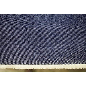 Dark Blue 100% Cotton Indigo Blue Denim Fabric 10oz- Denim 60" Wide-Sold by The Yard