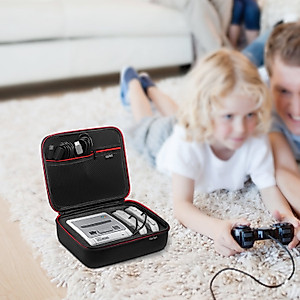 Keten Carry Case for SNES Classic Mini, Deluxe Travel Carrying Case Perfect Protection for Super Nintendo NES Classic Mini Console (2017), Fits for 2 Controllers and HDMI Cable Controller