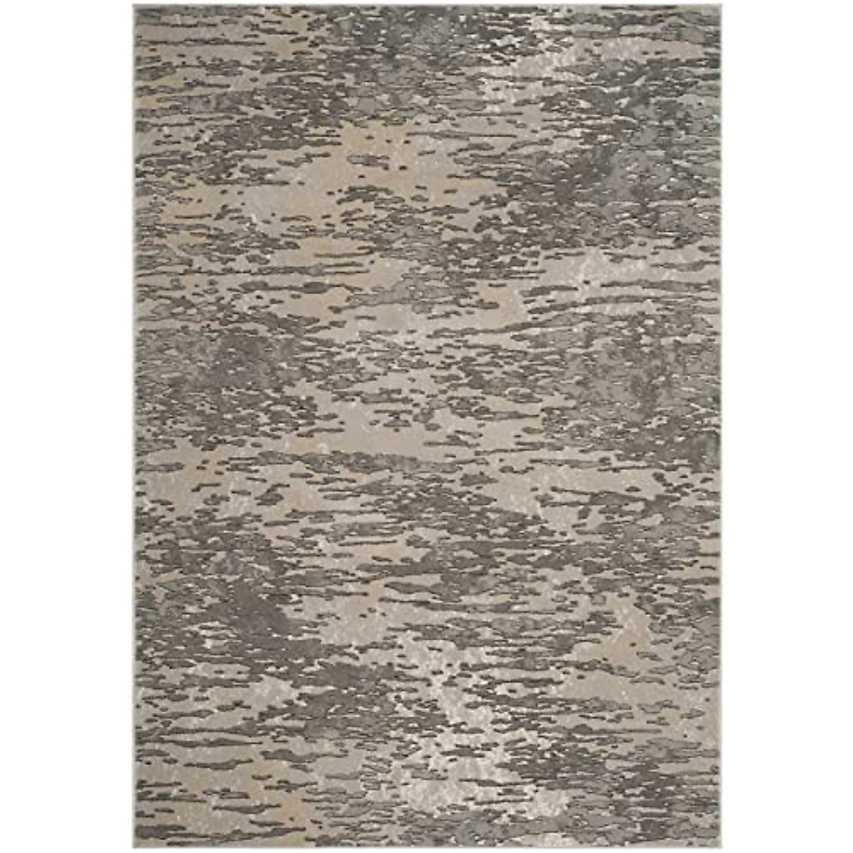 SAFAVIEH Meadow Collection 5'3" x 7'6" Grey MDW176F Modern Abstract Area Rug