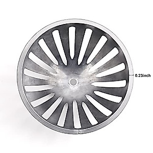 Floor Sink Strainer, Aluminum Dome Strainer, Floor Drain Strainer, Strainer for Dining Room, Home, Outdoor Garden, Kitchen Or Bathroom 5-1/2" W X 2-1/4"H-01