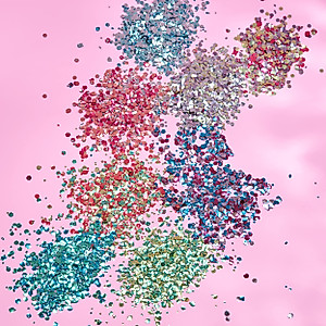 Mystic Bio Biodegradable Eco Chunky Glitter by Moon Glitter - 100% Cosmetic Bio Glitter for Face, Body, Nails, Hair and Lips - 3g - Shamrock