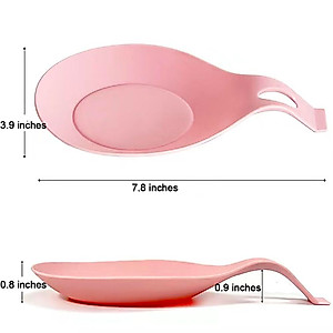 MTOMDY 10 Pieces Set Kitchen Silicone Spoon Rest,Spoon Rest For Kitchen Counter,Holder Colorful Spatula Holder Rest Kitchen Tool，for Cooking Spatula, Ladle, Brush