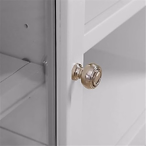 Tov Furniture Virginia Wood Entertainment Center for TVs up to 65" in White