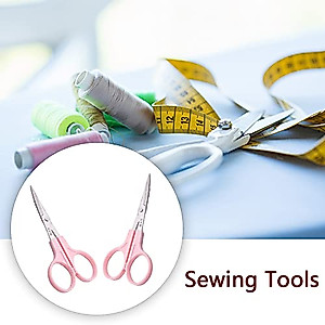 3 Pcs Small Embroidery Curved Scissors Cross Stitch Sewing Craft Small Tools DIY Scissors for Crafting, Sewing, Dressmaking, Cloth