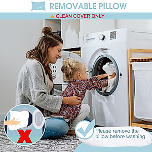 Extra Large Toddler Nap mat by Cokouchyi, Toddler Sleeping Bag with Removable Pillow, Measures 53 x 21 x 1.5 Inches, Sleeping Mat for Girls, Ideal for Daycare and Preschool Kindergarten, Unicorn