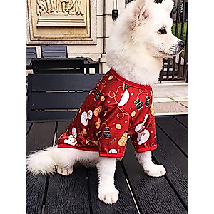 Pincuttee 1PC Christmas T Shirt for Dog/Cat, Puppy Shirts Pet T-Shirt for Small/Medium Dogs Christmas Cosplay Pet Apparel(Snowman,XS)