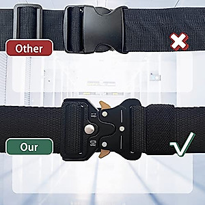 Travel Belt for Luggage - Stylish & Adjustable Add a Bag Luggage Strap for Carry On Bag - Airport Travel Accessories for Women & Men (1PCS Black)