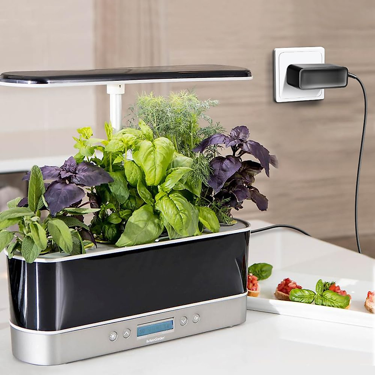 TAIFU 12V Power Adapter for Aerogarden Harvest Elite 100690 100691 100692 100693 100694 100695 Harvest 360 6WWPC01 Indoor Garden LED Grow Light 810705139925 901104-1200 Aerogarden Power Cord