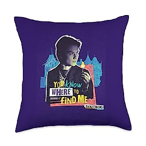Enola Holmes Tewkesbury (Louis Partridge) -Find Me Throw Pillow, 18x18, Multicolor