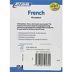 French: French Phrasebook (Includes 21 Language Lessons) (French Edition)