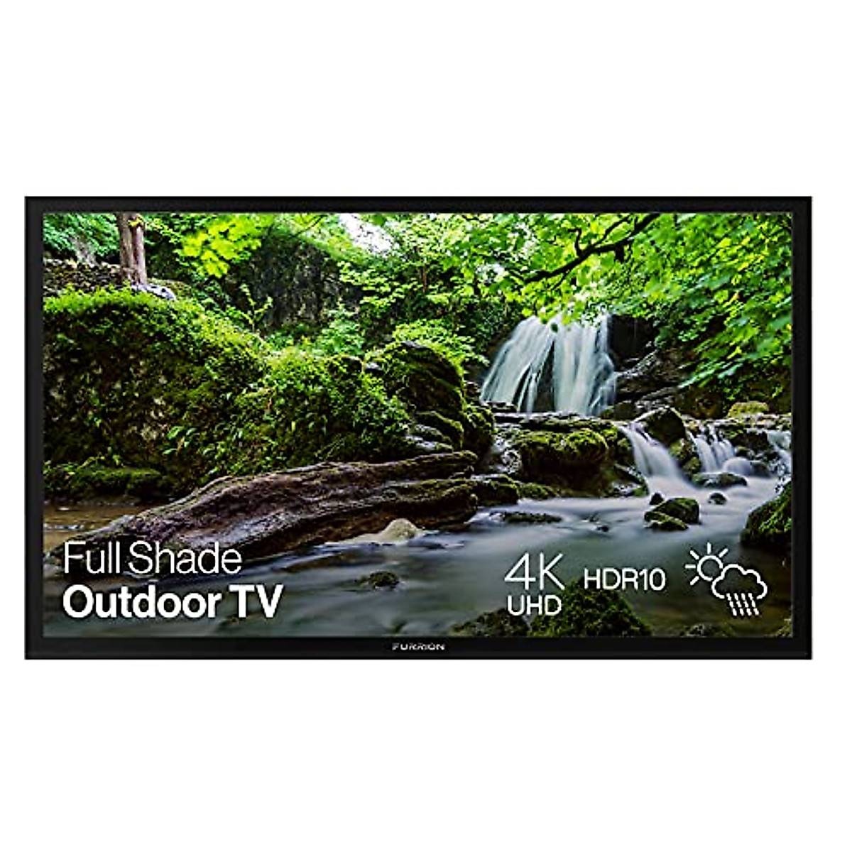 Furrion Aurora 43-inch Full Shade Outdoor TV Weatherproof, 4K UHD HDR LED Outdoor Television with a Samsung HW-LST70T 3.0 Channel The Terrace Soundbar (2021)
