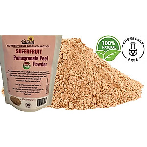 eSutras Organics Pomegranate Peel Powder Superfood, 10 Ounce