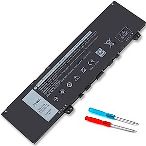 38WH F62G0 F62GO Laptop Battery for Dell Inspiron 13 5370 7370 7373 7380 13MF 13-5370-D1305P 13MF PRO-D5705TS Vostro 13 5370 13-5370-D1505G 13-5370-D1505S P87G001 P91G P91G001 2-in-1 RPJC3 0RPJC3