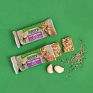 Nature Valley Savory Nut Crunch Bars, Everything Bagel, 0.89 oz, 5 bars