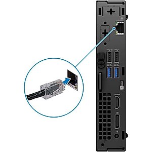 Dell OptiPlex 3000 Desktop Computer - Intel Core i5 12th Gen i5-12500T Hexa-core (6 Core) 2 GHz - 8 GB RAM DDR4 SDRAM - 256 GB M.2 PCI Express NVMe 3.0 x4 SSD - Micro PC - Black