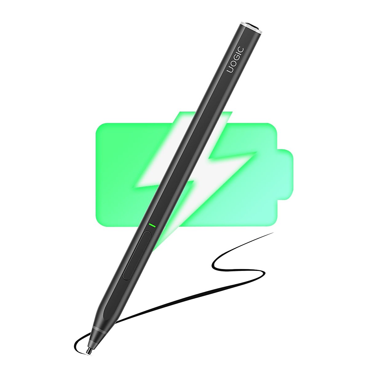 Uogic Stylus Pen for Microsoft Surface,with 4096 Pressure Sensitivity & Bluetooth, for Surface Pro 10/9/8/7/7+/6/5/4/X,Surface Go/2/3,Duo/Duo2,Surface Book/2/3,Surface Laptop 1-5/Studio,Studio1/2/2+