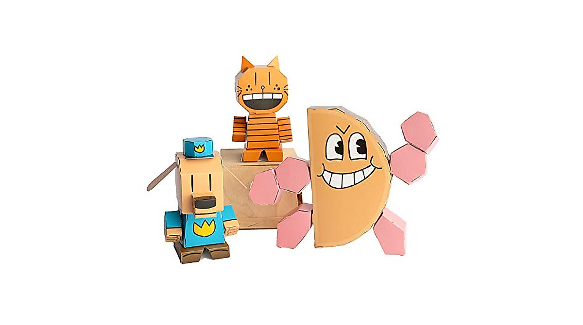 Cubles Dog Man Series: Fun STEM Craft 3-Pack Action Figures