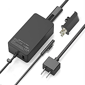 Surface Laptop Charger 65W,for Surface Pro 3 Pro 4 Pro 5 Pro 6 Pro 7 Pro X Surface Go 1 2 Surface Laptop 1 2 3 Surface Book with Wall Plug and Power Cord
