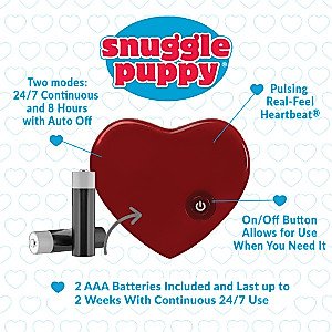 Original Snuggle Puppy Starter Kit with Snuggle Puppy Included. Starter Kit for Anxiety Relief and Calming Aid. Biscuit Coloured Puppy Included and Blue Toy.