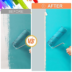 KICNIC White Masking Tape 1 Pack, General Purpose Painter's Tape 0.7inch x 60yard, Beige Crepe Paper Tape for Painting, Labeling, Packing, Craft, Art